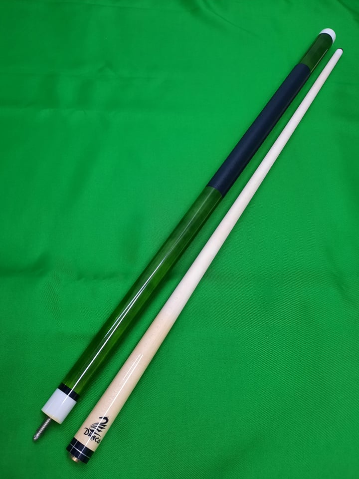 Draco Plain Green Design Billiard Cuestick with FREE Leather Softcase ...
