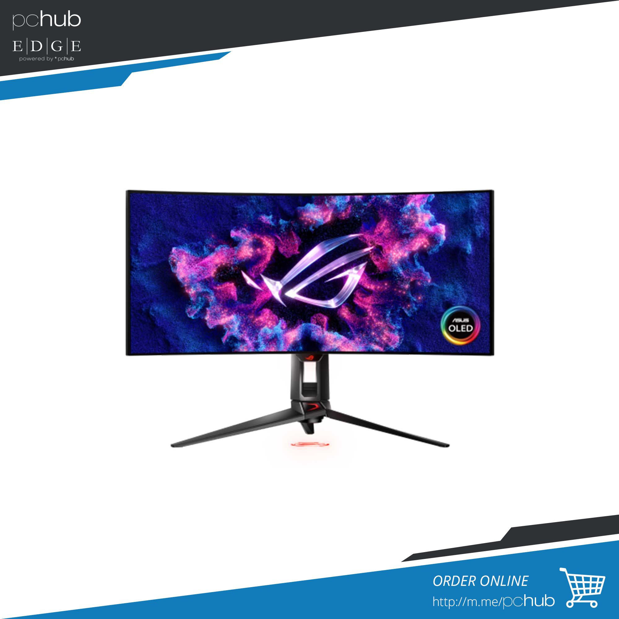 PChub | 34" Asus PG34WCDM ROG Swift Curve OLED 240hz FreeSync 3440 x ...