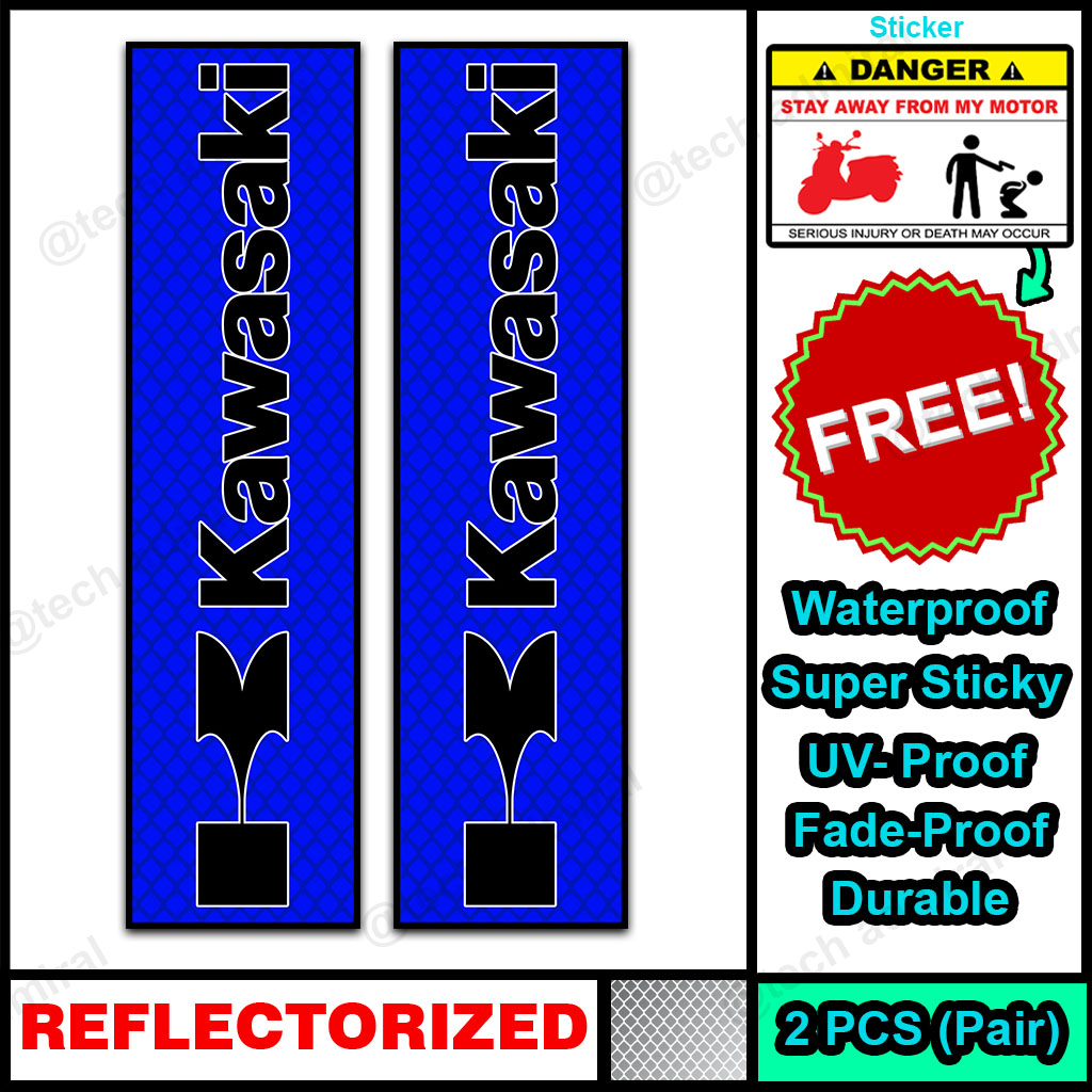 Alloy Top Box Sticker Waterproof Kawasaki (REFLECTORIZED) | Lazada PH
