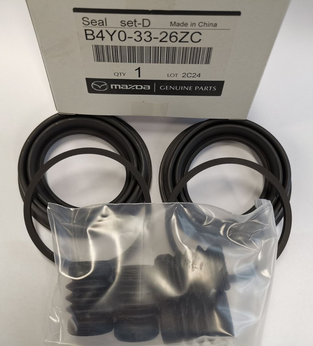 Mazda Caliper Kit - FRONT - for Mazda 3 SKYACTIV 2015-2018 PN ...