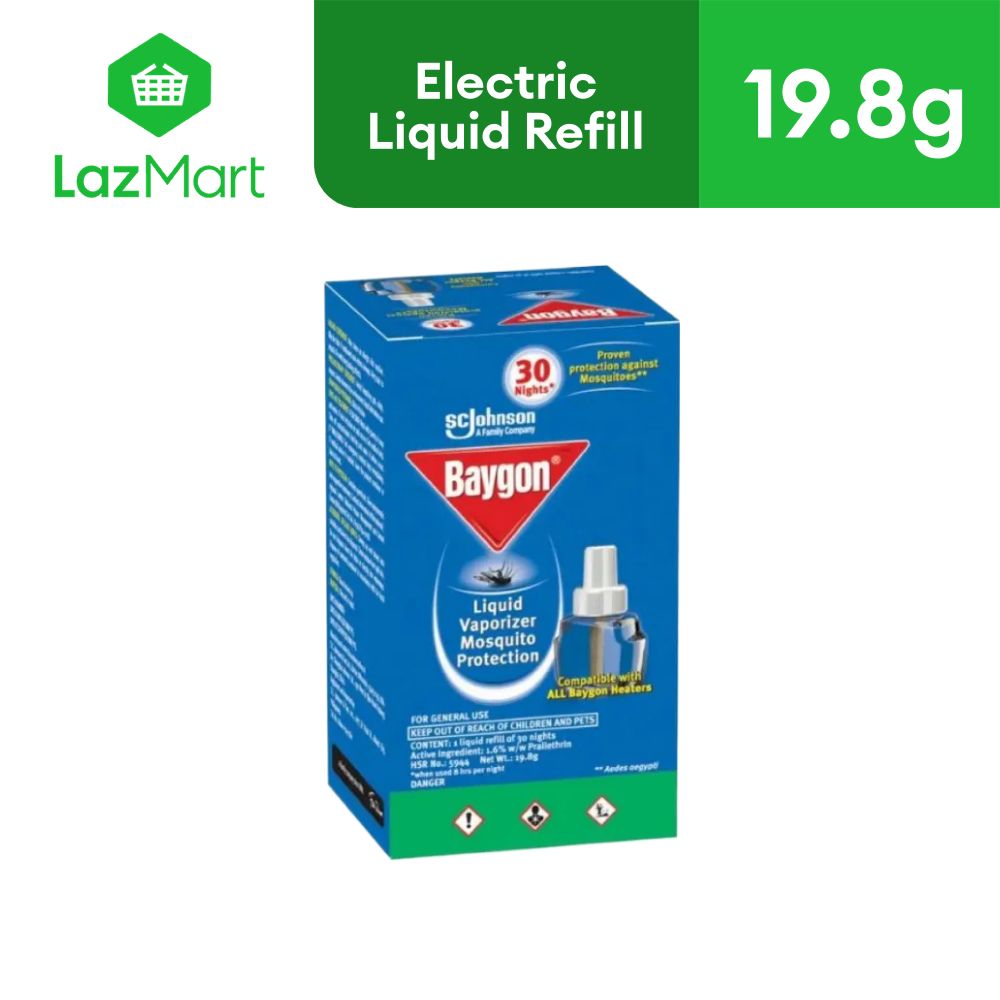 Baygon Electric Liquid Repeller Refill 19.8g | Lazada PH