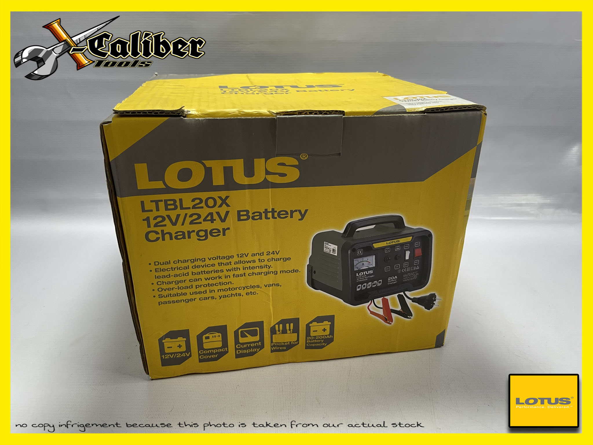 Lotus Battery Charger 12V/24V 20A LTBL20X | Lazada PH
