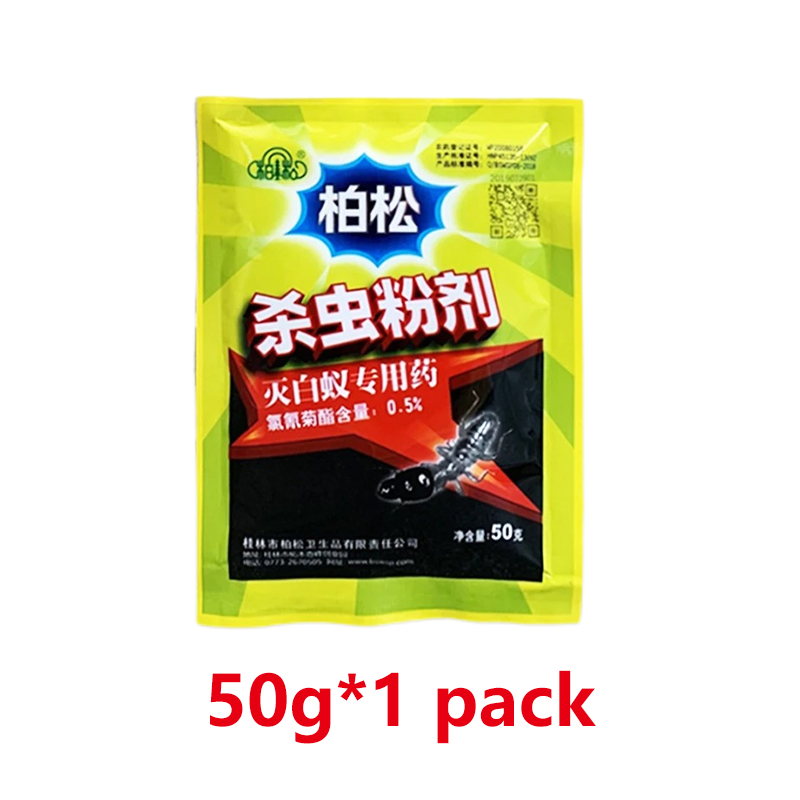 100% kills termites termites killer powder 50g/pack termite killer 10 ...