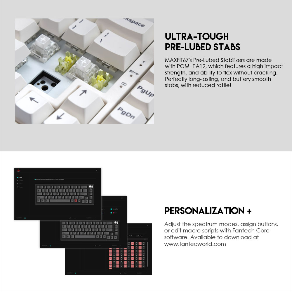 MK858 TKL 67 KEY Hotswappable KEYBOARD MECHANICAL White SWITCH และ Yellow SWITCH สำหรับ สาย ...