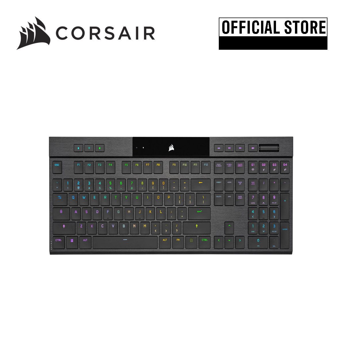 CORSAIR K100 AIR WIRELESS RGB Ultra-Thin Mechanical Gaming Keyboard ...