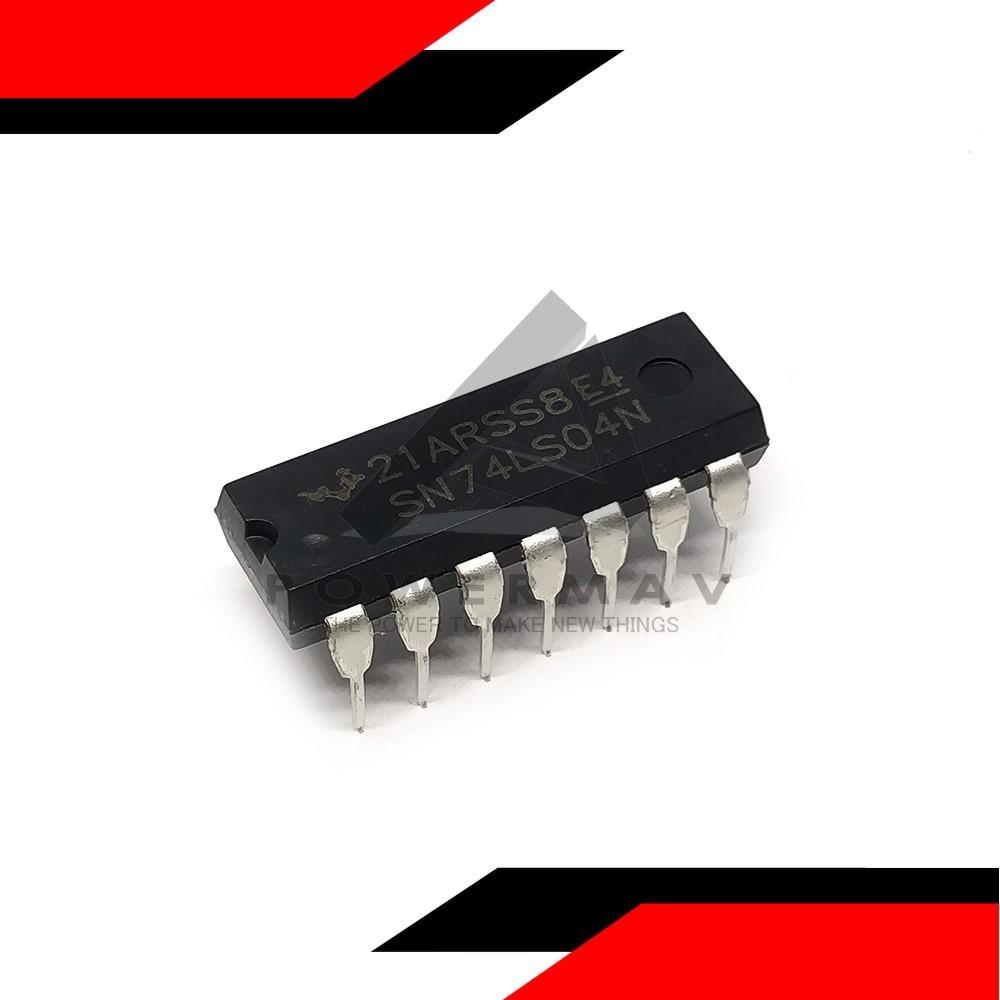 original 74ls04 NOT gate dip ic 7404 sn74ls04n sn74ls04 dip 14 ...