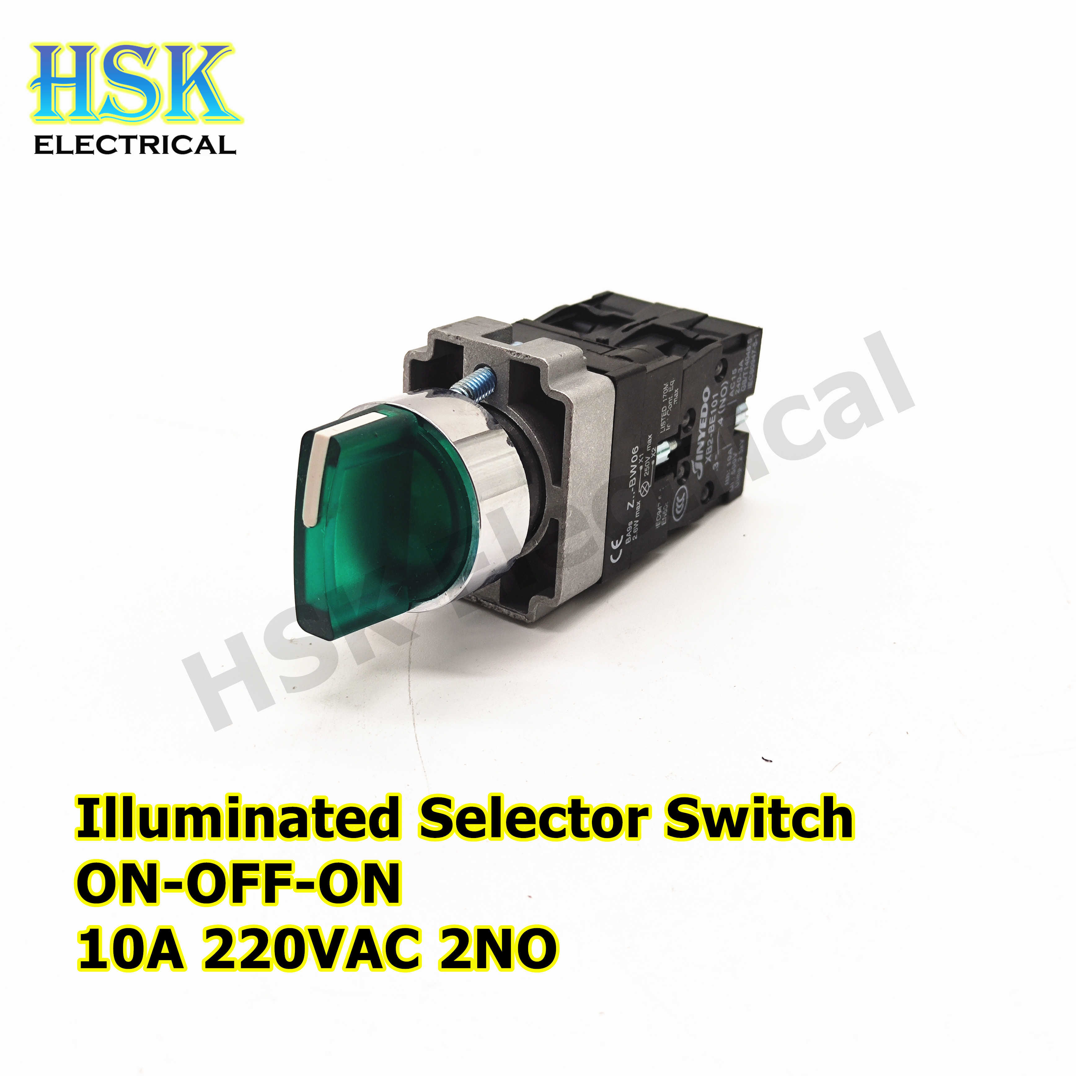 Illuminated XB2 Series Pushbutton Selector Switch 220VAC | Lazada PH