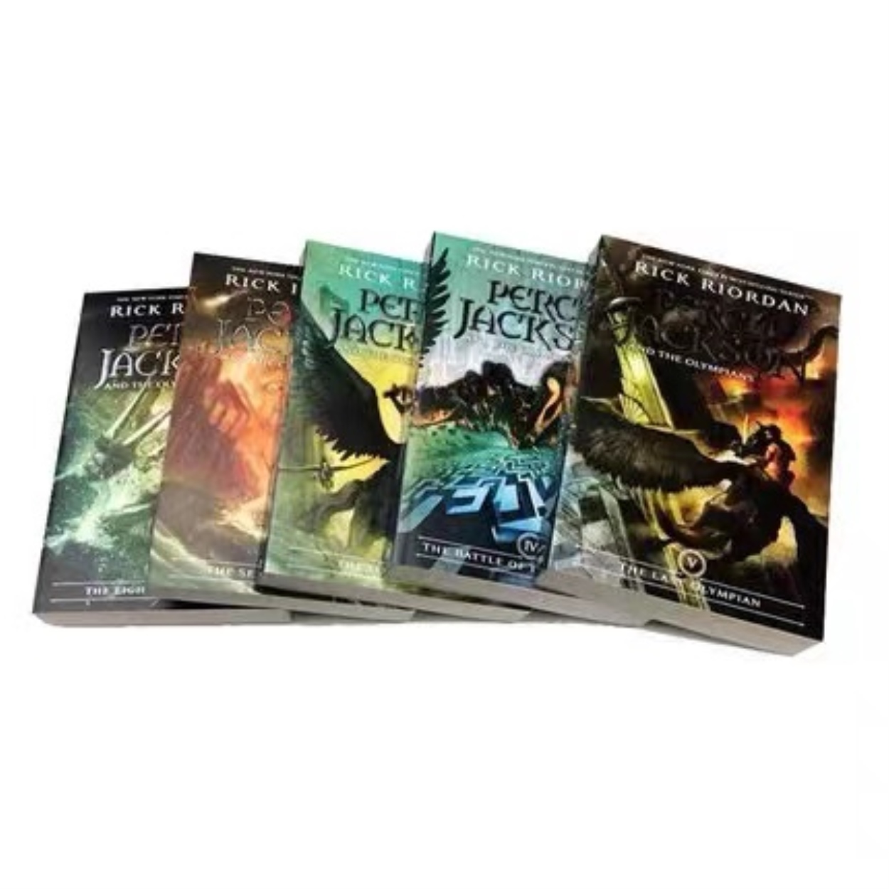 The new 2022 NO BOX Percy Jackson Complete Boxed Set of 5-Book by Rick ...