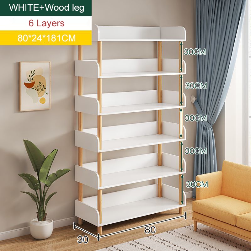 Wooden Book Rack For Children Study 150CM Height Storage Rack Organizer ...