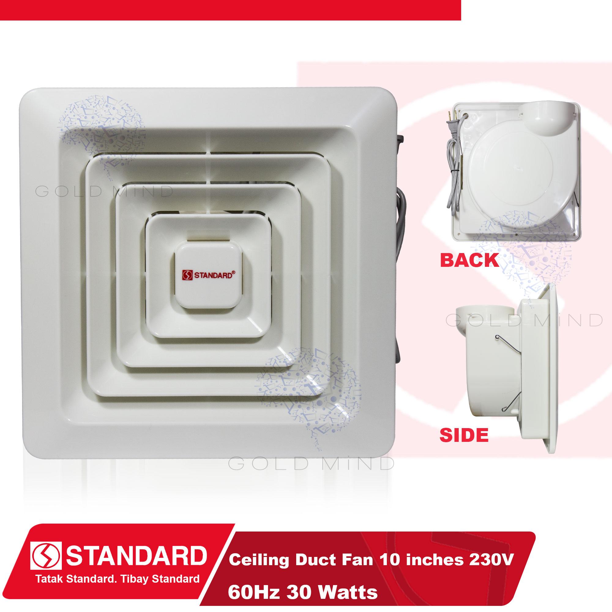 Standard Duct Fan 10 inches Ceiling Duct Fan - Gold Mind Everyday Low ...