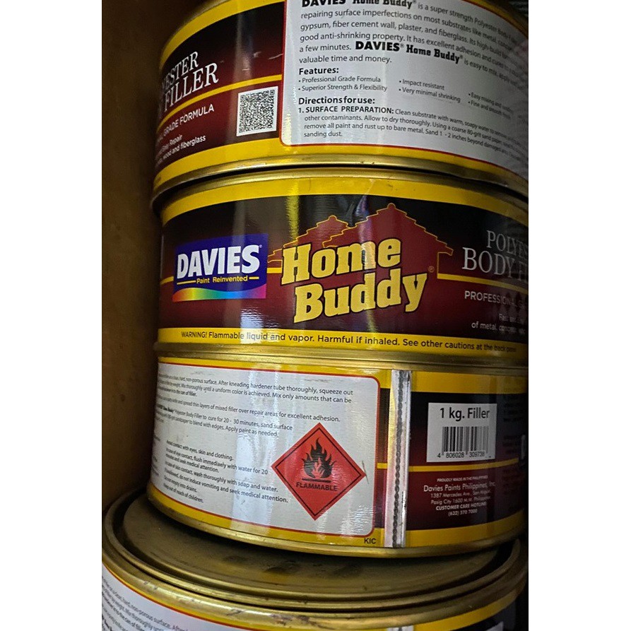 Davies home buddy filler polyester professional grade formula for crack ...