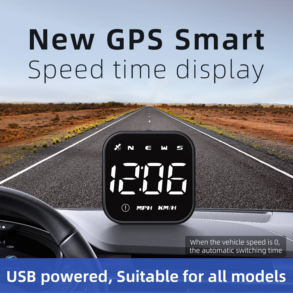 G4S Car HUD Digital GPS Speedometer Heads Up Display with Speed MPH ...
