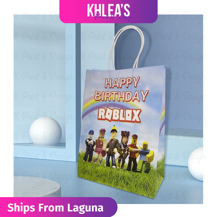 Roblox Boy Paper Bags Lootbags 6pcs | Lazada PH