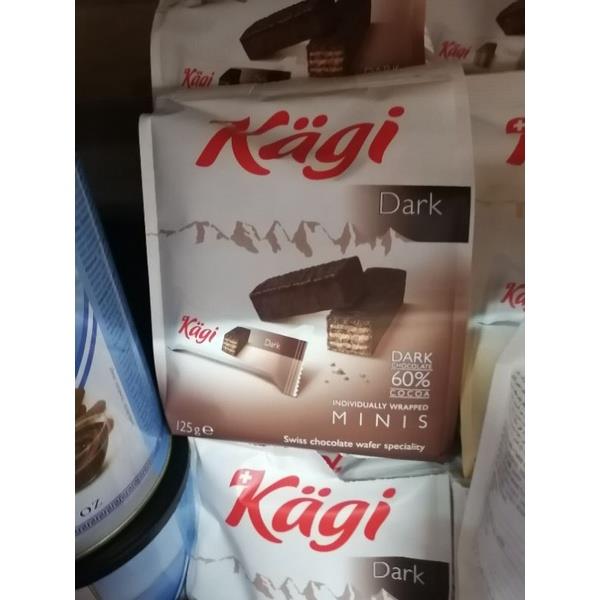 Kagi swiss chocolate wafers available in classic and dark minis 50g ...
