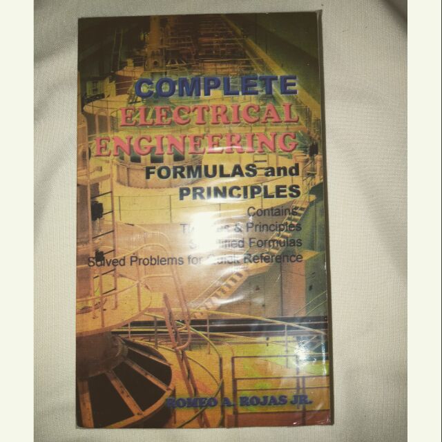 &:>Complete Electrical Engineering Formulas&Principles Capote | Lazada PH