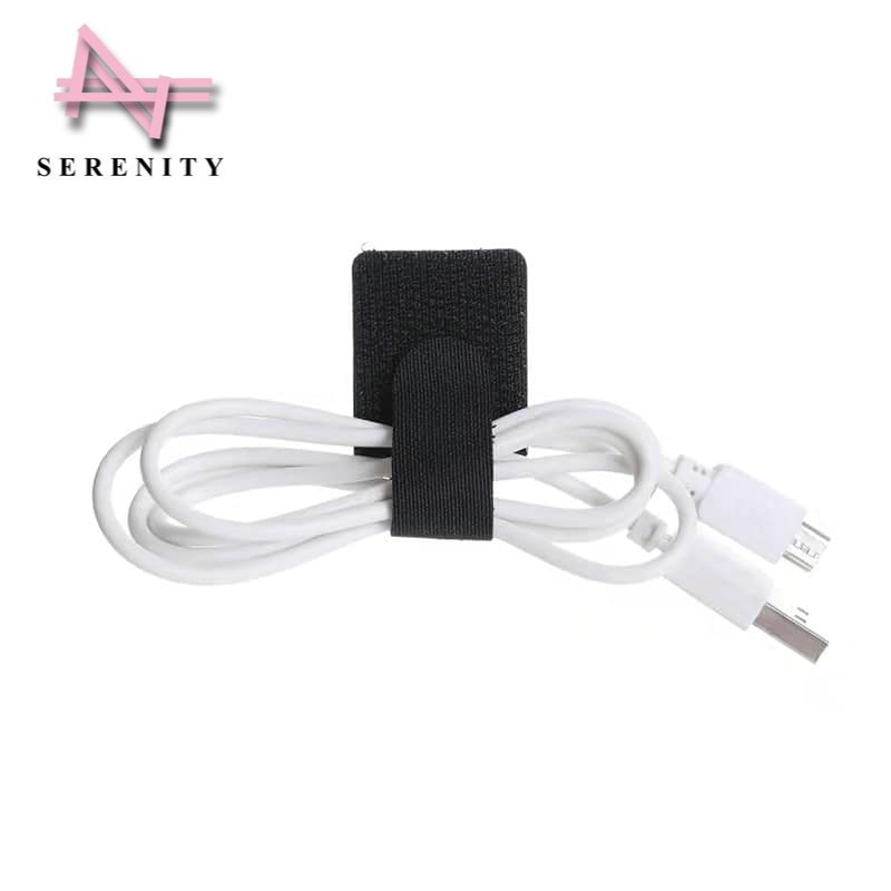 SERENITY 1PC Cable Organizer Storage Multipurpose Self-Adhesive Strap | Lazada PH