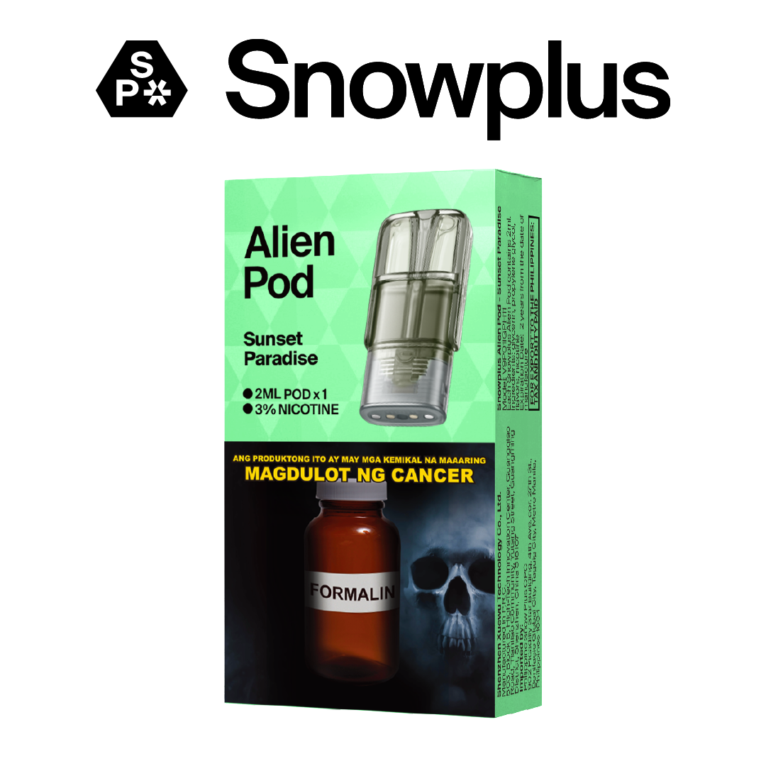 Snowplus Alien Pods Guava - Sunset Paradise VAPEPOD ORIGINAL For Alien ...