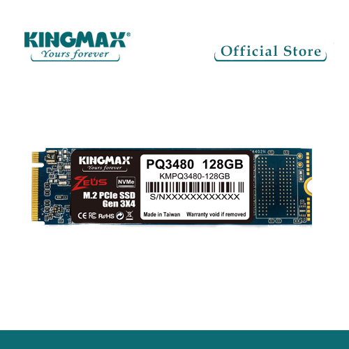 Kingmax 128GB NVMe PCIe Internal SSD Solid State Drive 3D NAND ...