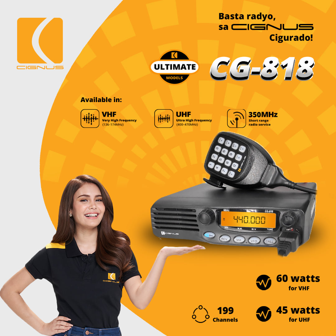 Cignus CG818 Base Radio | Lazada PH