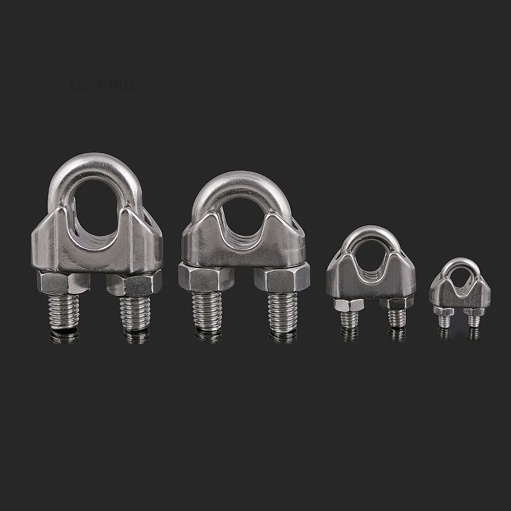 Cable clamps M2 M3 M4 M5 M6 M8 M10 M12 M14 M16 U shaped screws 304 ...