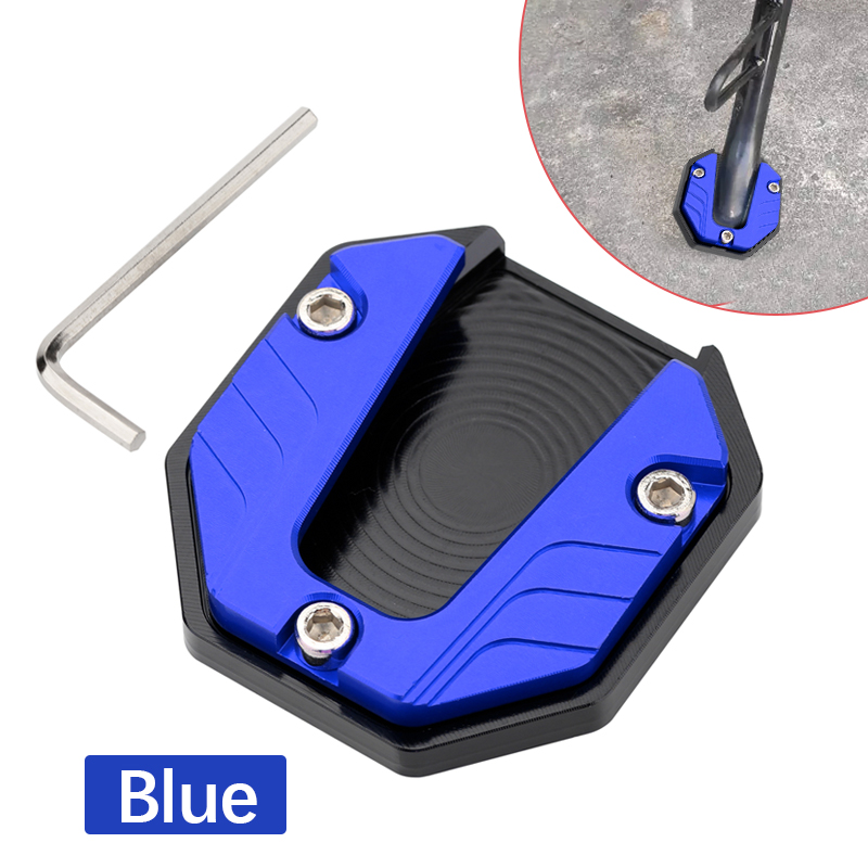 Motorcycle Universal Kickstand Extender Foot Modified Side Stand Shoes Extension Foot Pad ...