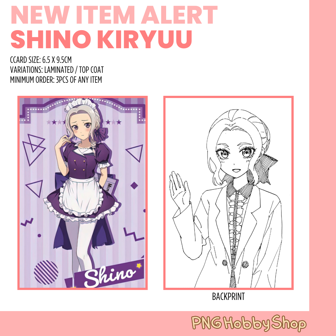 Shino Kiryuu Girlfriend Girlfriend KanoKano Anime Photocards | Lazada PH