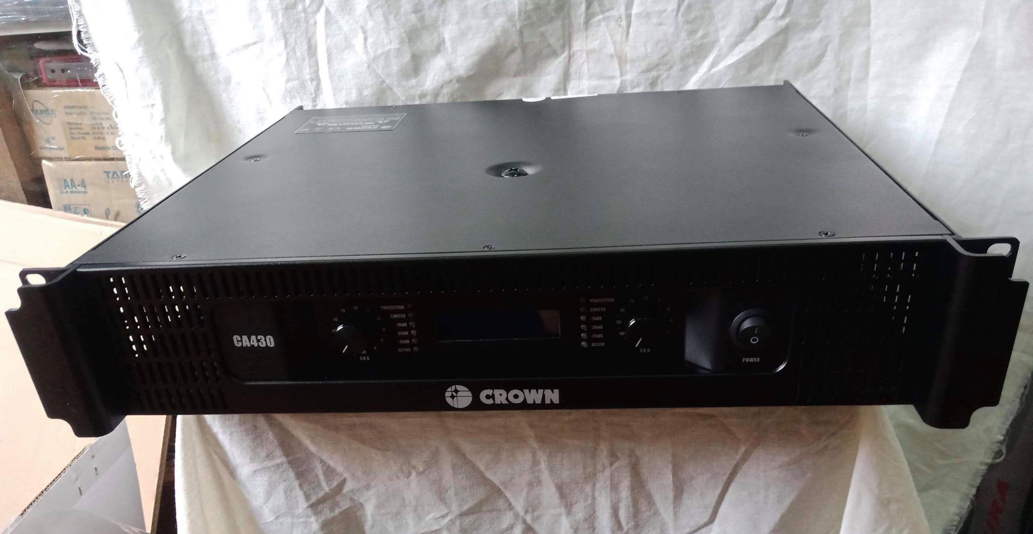 Crown CA-430 Powered Amplifier - AUTHORITY SERIES | Lazada PH