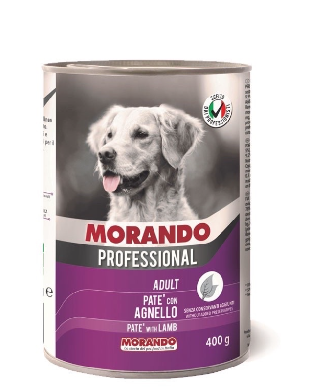 Morando Professional Organic Pate LAMB Dog Food in Can 400g | Lazada PH