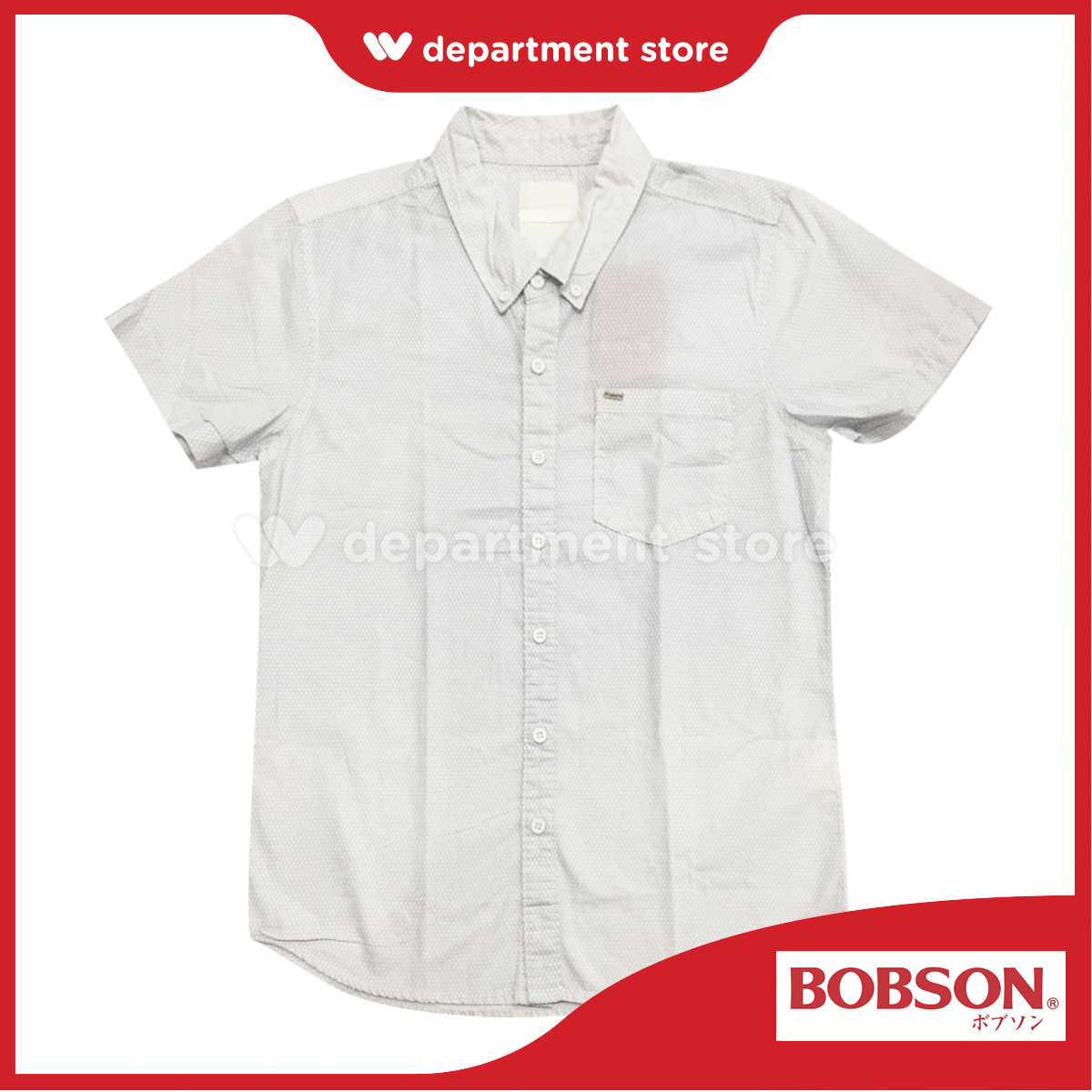 BOBSON by Rodeo Drive 100% Authentic Mens Printed Polo Shirt White | Lazada PH