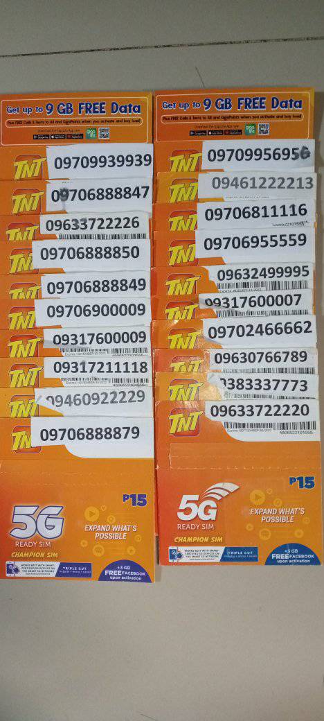 DD1 SPECIAL SALE!!! 5G TNT SPECIAL NUMBERS VANITY SIMCARD VANITY ...