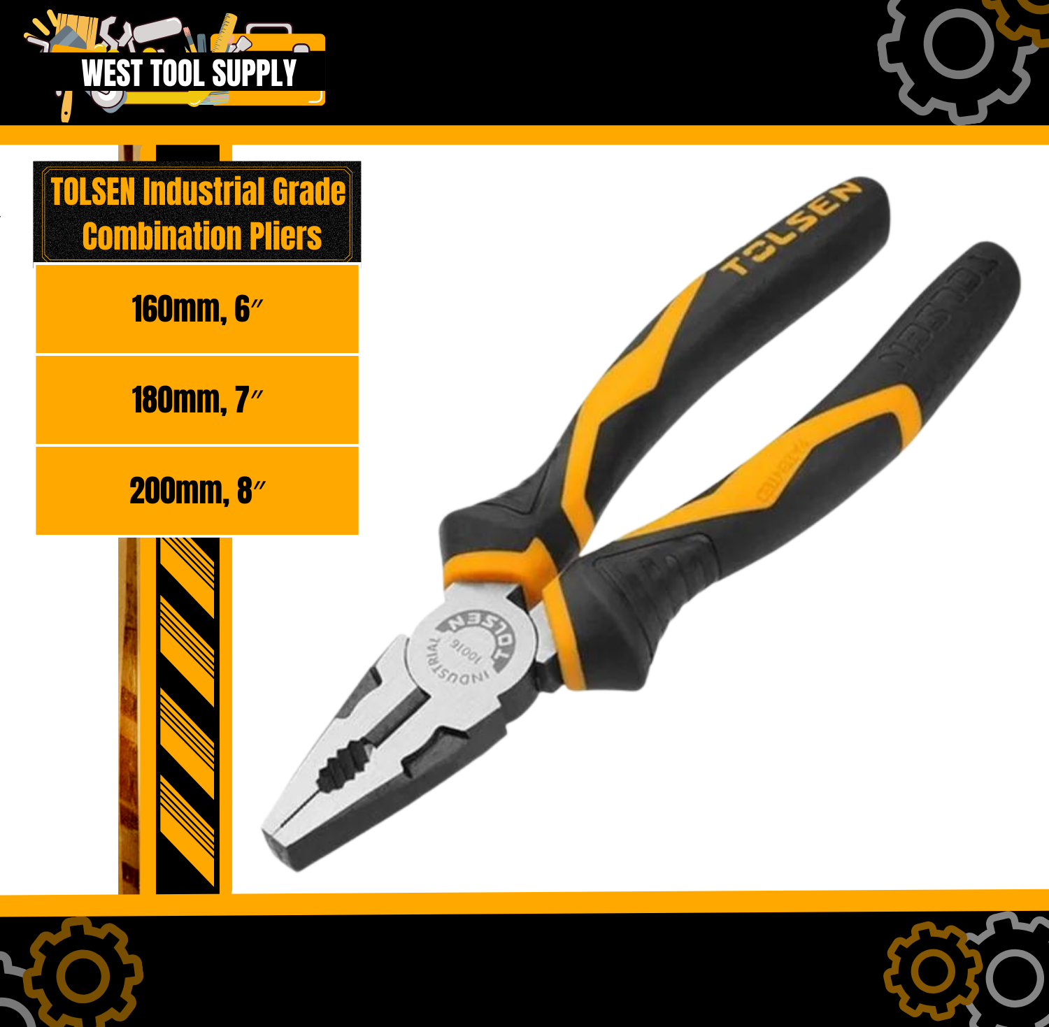 TOLSEN INDUSTRIAL Combination Pliers | Lazada PH