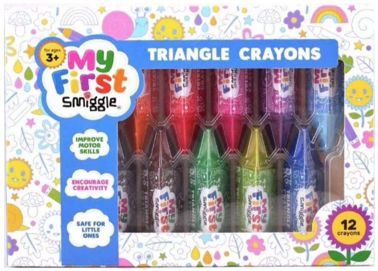 SMIGGLE MY FIRST TRIANGLE CRAYONS | Lazada PH