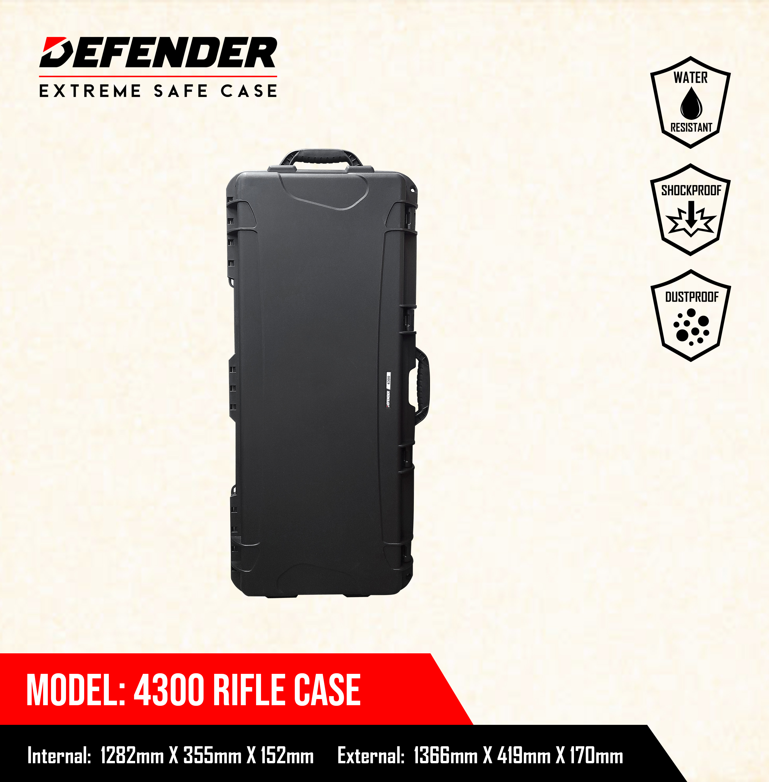 Defender 4300 Rifle Case | Lazada PH