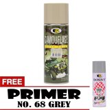 Bosny Spray Paint Camouflage No. C001 Light Grey with Free Primer ...