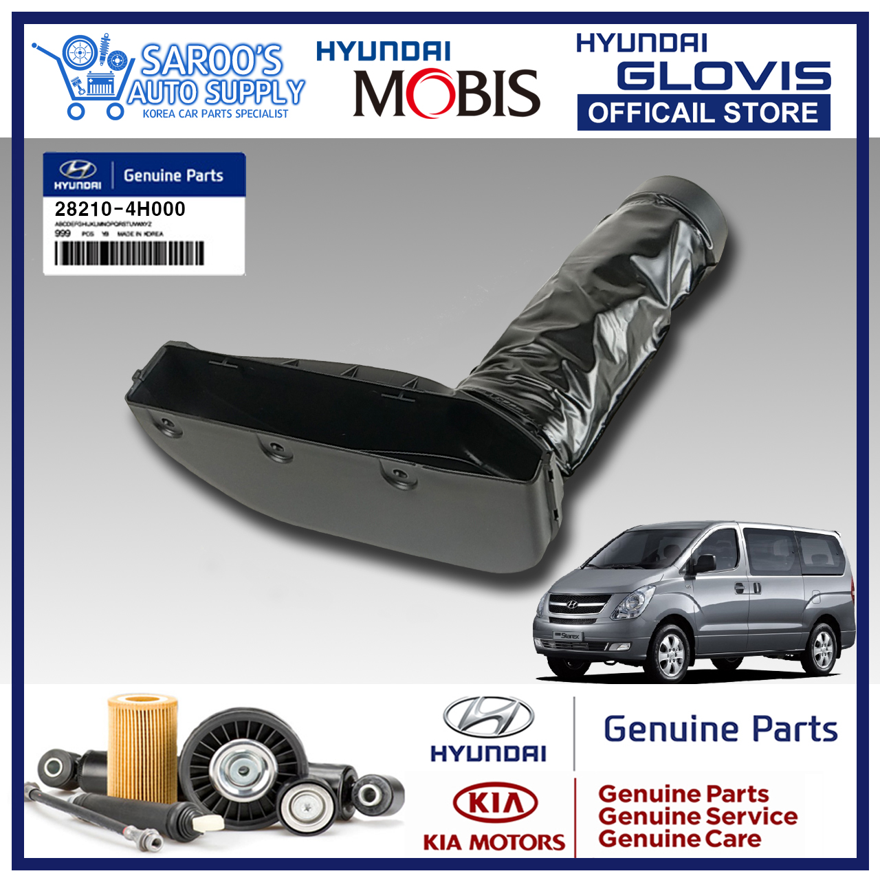 [Genuine] Air Duct For Hyundai Grand Starex 2007-2018 Years Model ...