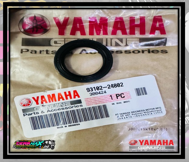 YAMAHA 93102-24802-00 OIL SEAL - OIL SEAL - PULLEY SIDE NMAX V1 V2 ...