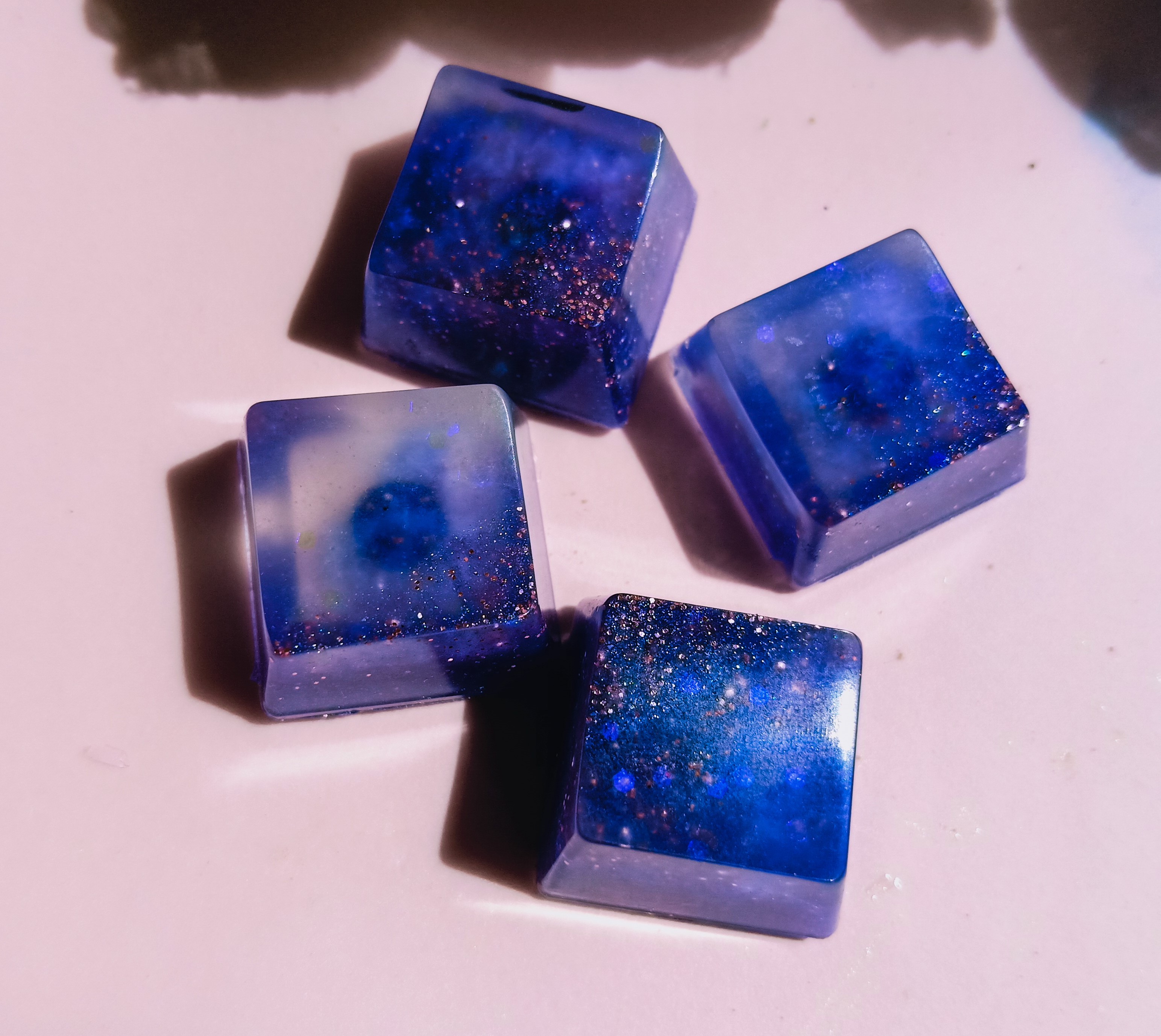 Hazy Starry Night Glow in the Dark Resin Keycaps | Lazada PH