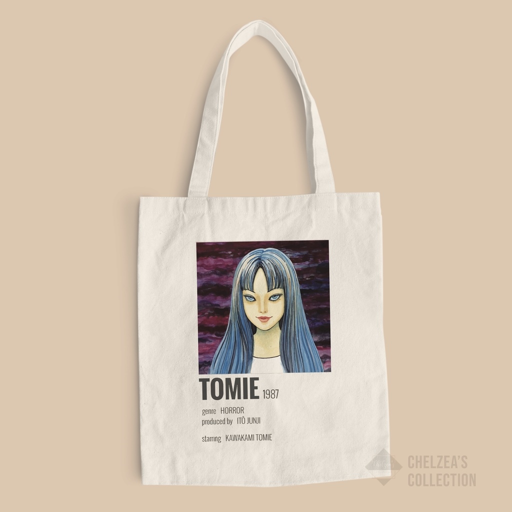 Canvas Tote Bag Junji Ito Manga Inspired Prints Tomie Uzumaki | Lazada PH