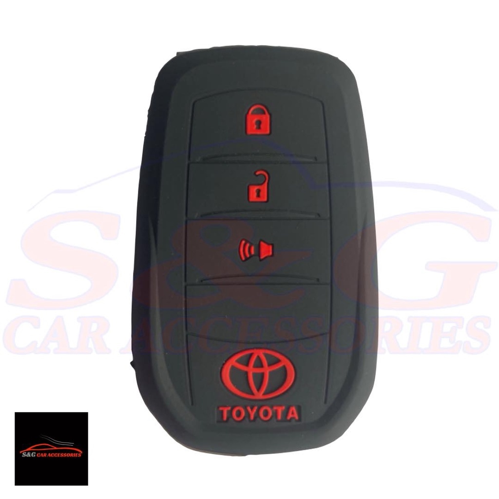 SG Toyota Hilux Conquest / Fortuner 3 buttons Silicone Car Keyless ...