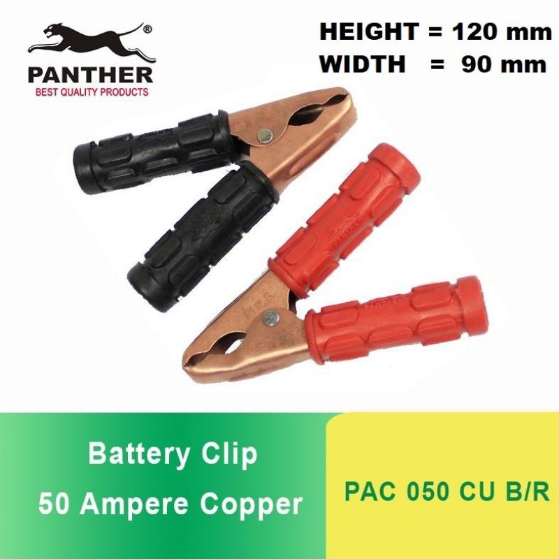 hot PANTHER BATTERY CLIP ALLIGATOR 25A 50A 100A COPPER | Lazada PH