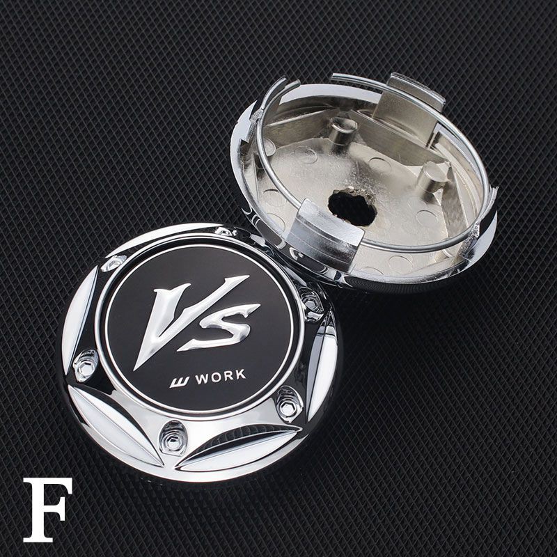 ZEWAN NEW 4pcs work wheel caps for rims 68mm OD & 61.5mm ID work racing ...