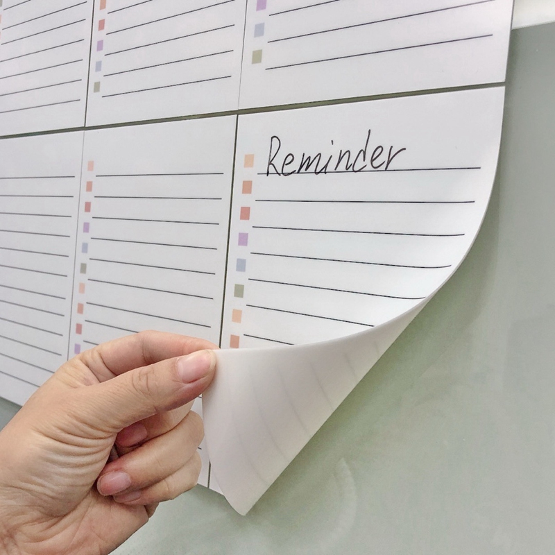 6Pcs Dry Erase to Do List Reusable Lined Sticky Notes Whiteboard ...