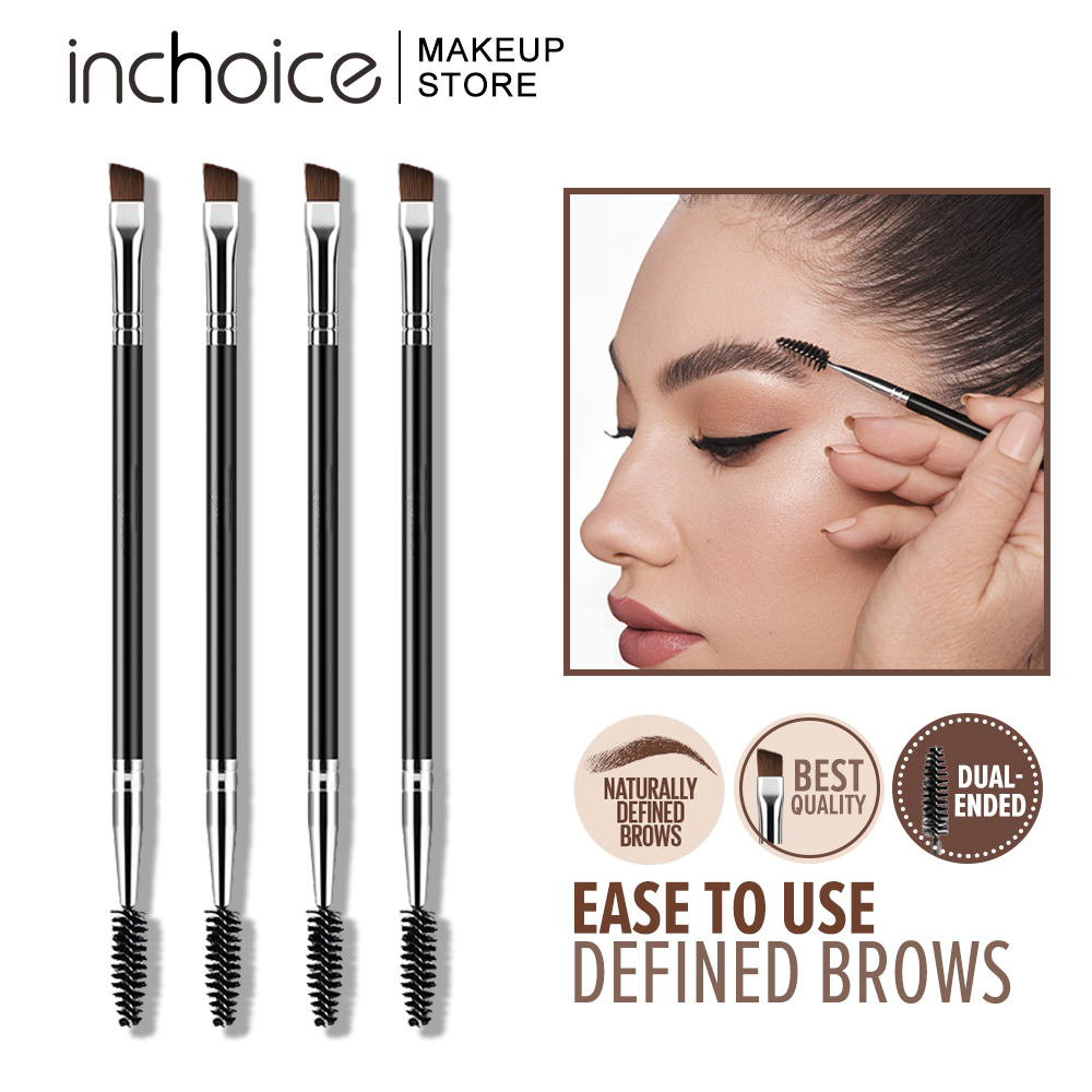 Dual-Ended Eyebrown Brush Easy to Use Natural Fibers | Lazada PH
