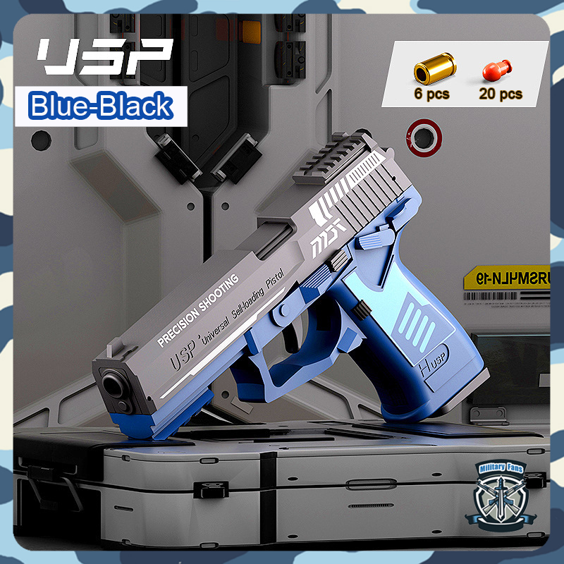 USP Mechanical Automatic Loading Shooting Toys Shell Ejection Soft ...