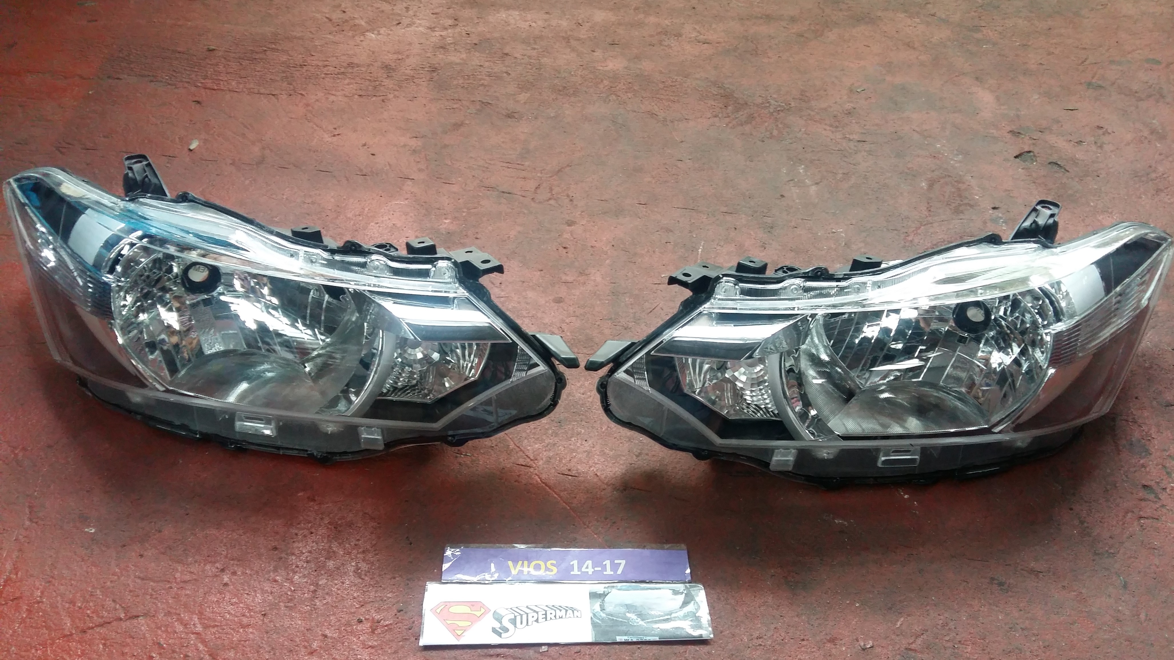 SALE TOYOTA VIOS SUPERMAN HEADLIGHT HEADLAMP - 2014-2017 | Lazada PH