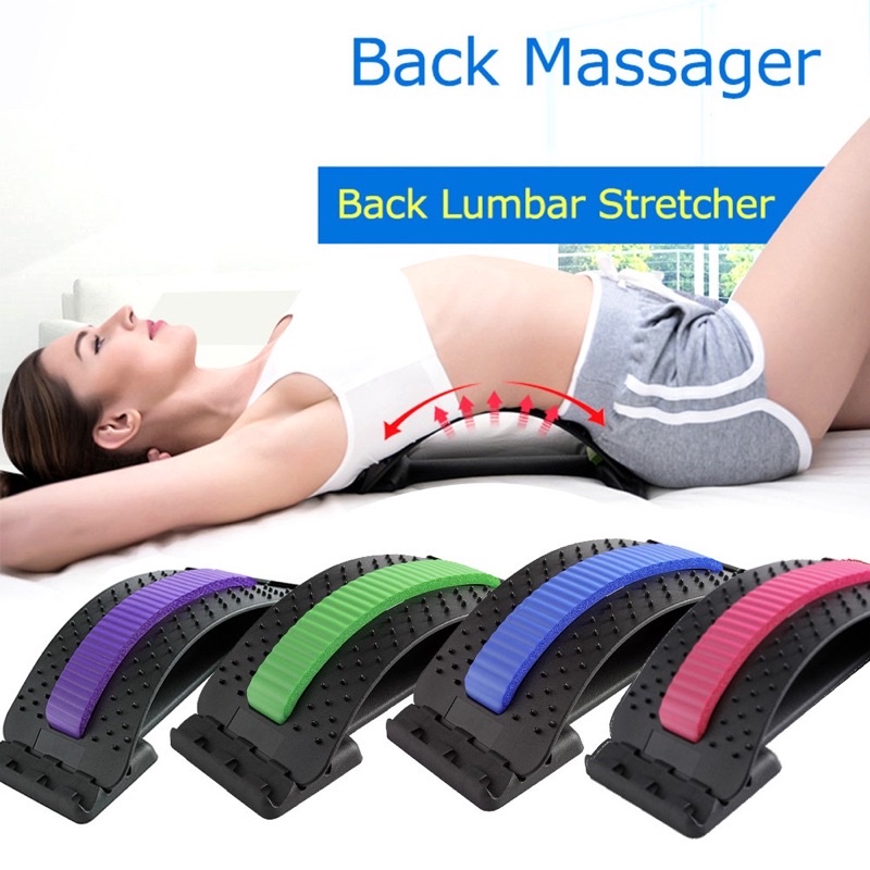 Magnetic Pressure Points Lumbar Traction Orthotic Magic Back Support ...