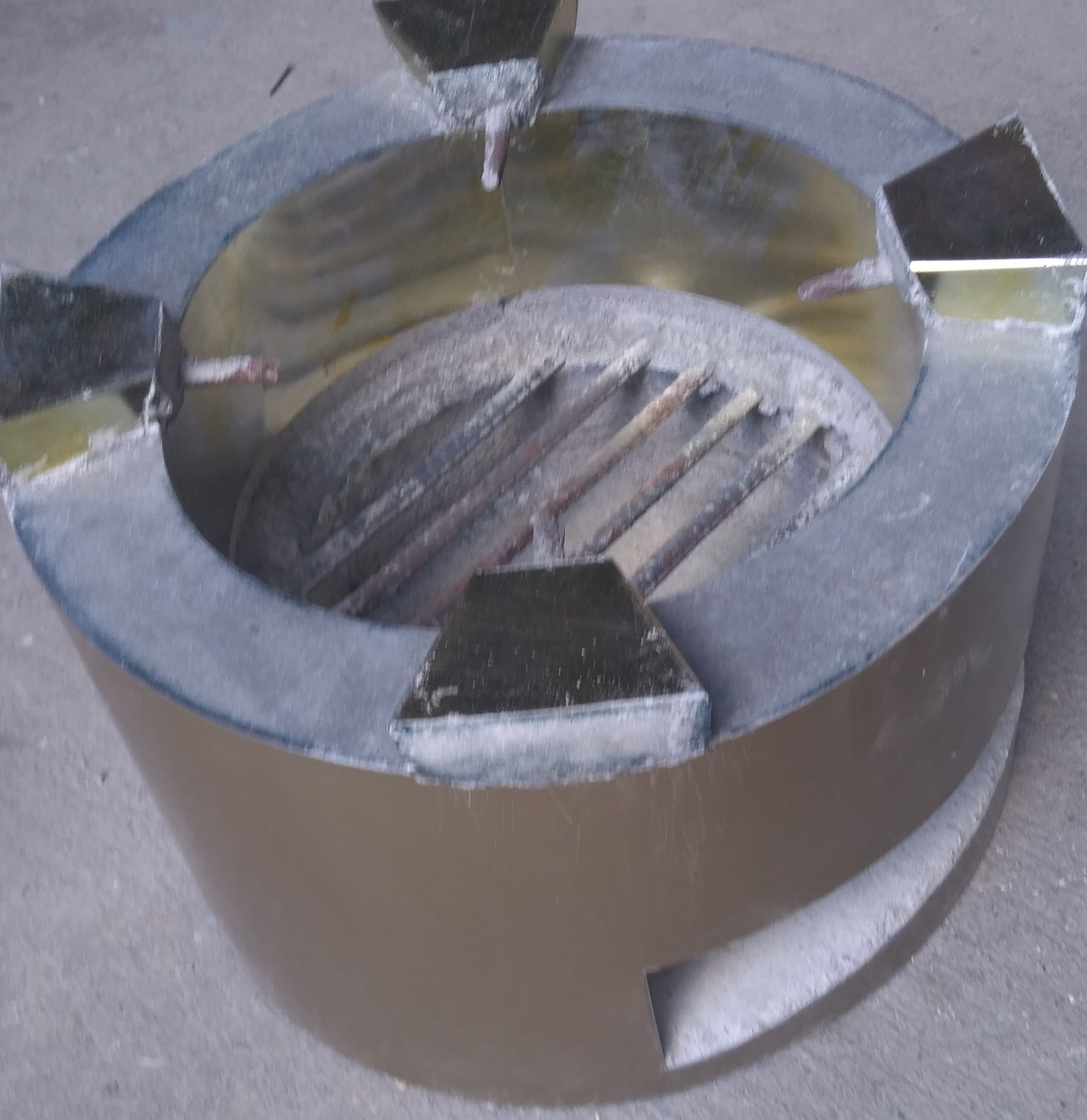 Kalan de Uling de Kahoy Wood and Charcoal Stove XL Size 12 x 8-1/2 x 12 ...