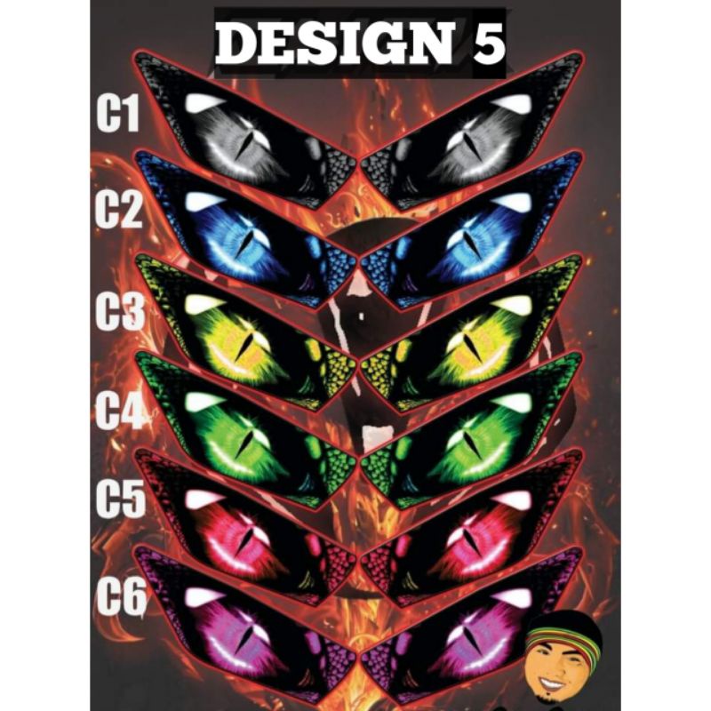 【NEW】 Winker for Honda Click 125i150i transparent Winker Eye sticker ...