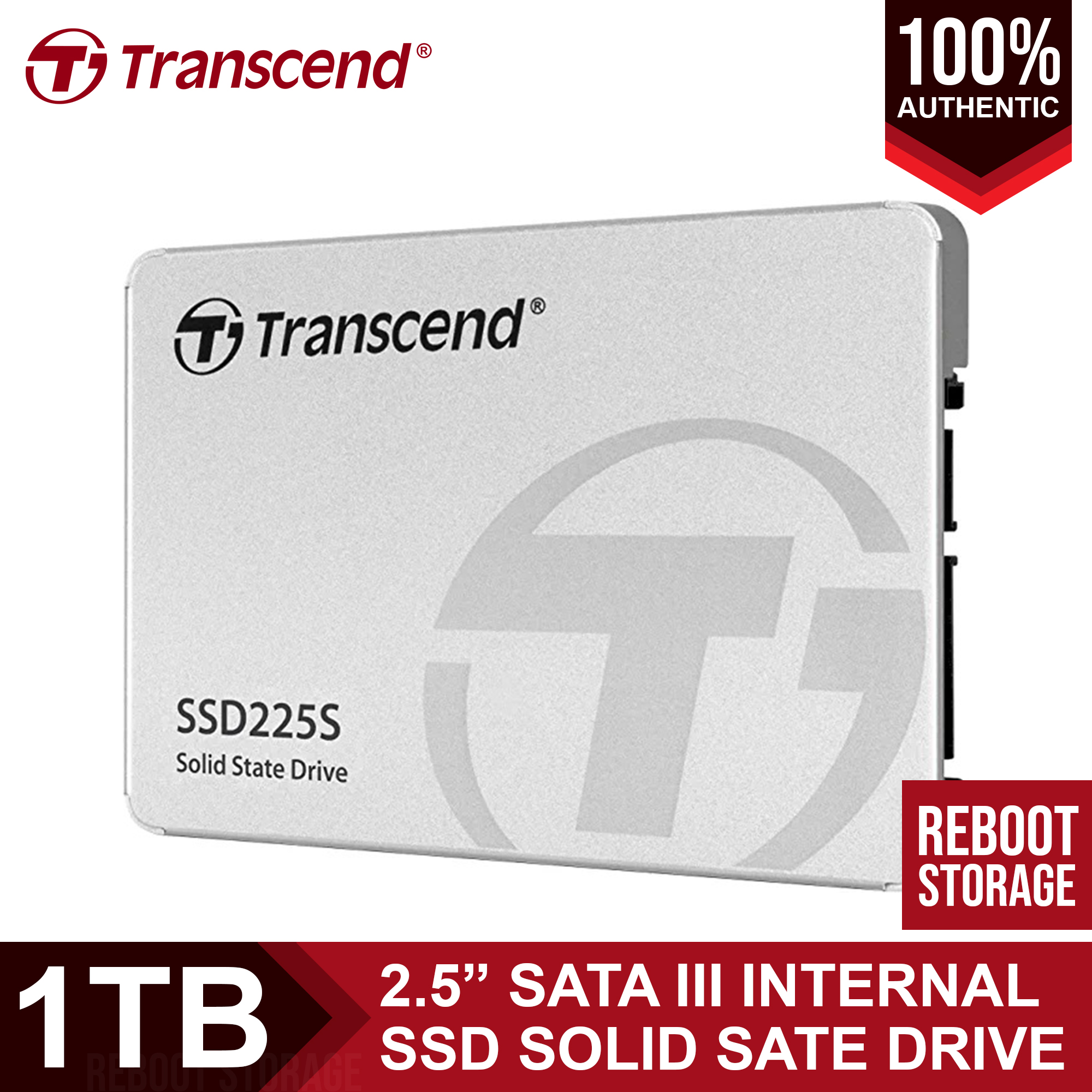 Transcend 1TB SSD 2.5" SATA III 6Gb/s SSD225S Internal Solid State ...