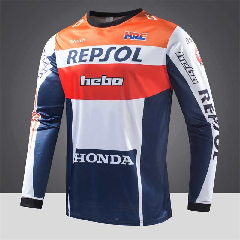 honda Motor shirt long sleeve for men set Cycling bike jersey bikers Motorcycle full set 27114 ...